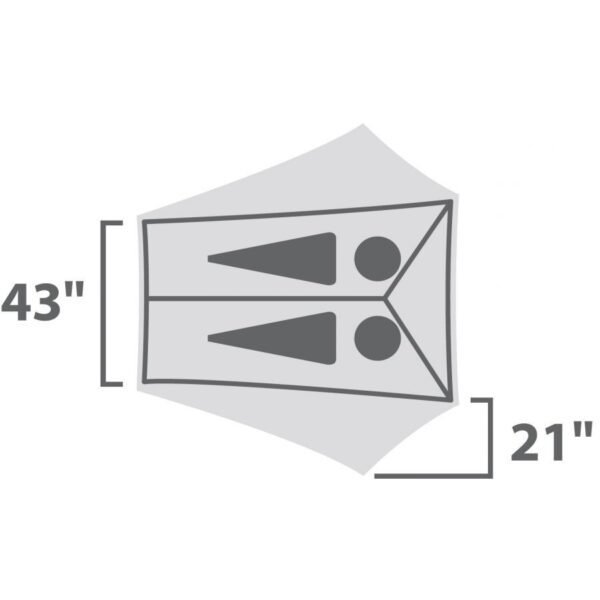 Hornet 2P Footprint Black - Límite Sur