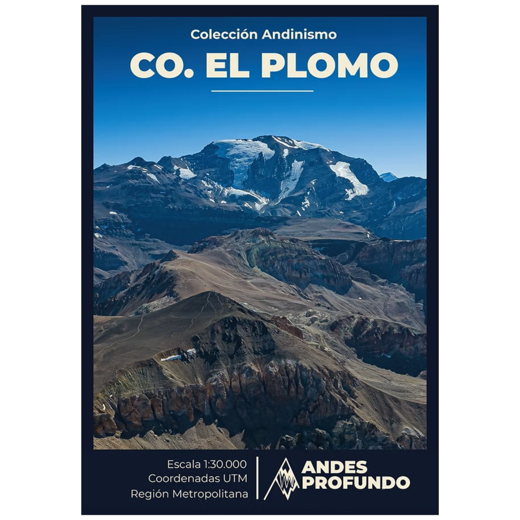 Mapa Cerro El Plomo - Límite Sur
